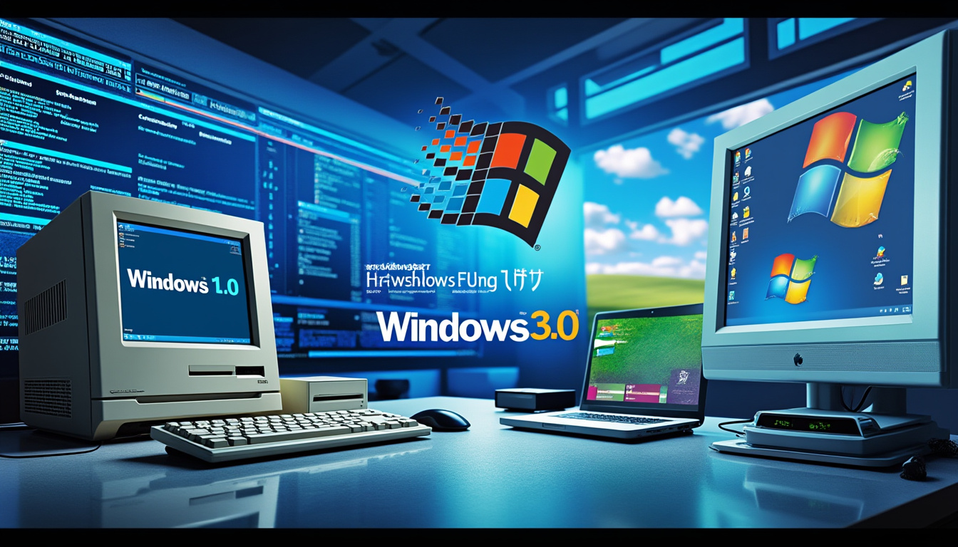 L'histoire du développement du système d'exploitation windows - Entreprise à succès